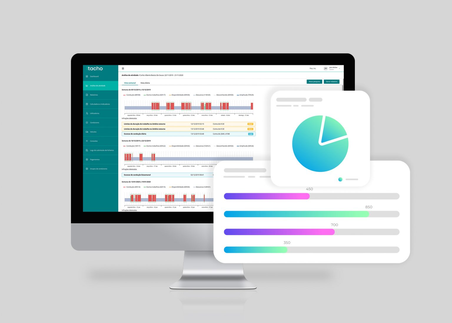 Tachograph data management software - 1tacho